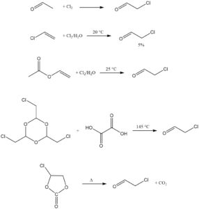 Chloroacetaldehyde: Properties, Production And Uses