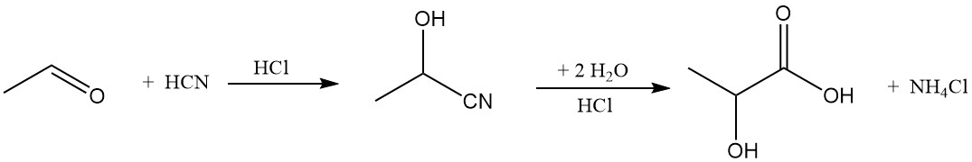 Lactic Acid: Properties, Reactions, Production And Uses